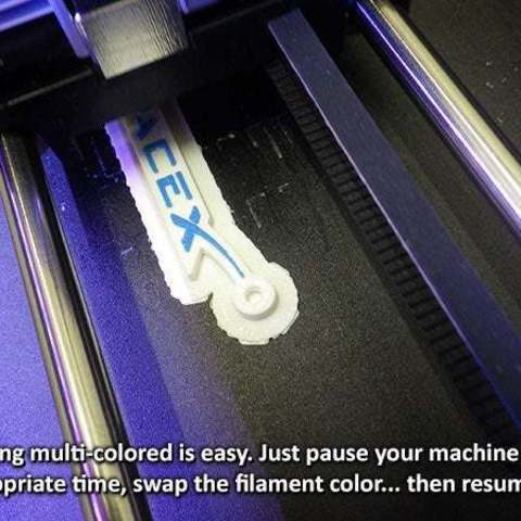 Download free 3D printer model SpaceX Key Fob ・ Cults