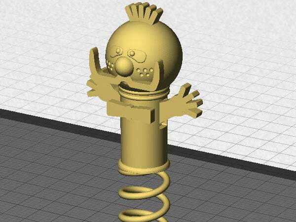 Download free STL file Zebedee - From The Magic Roundabout (Wobbles on ...