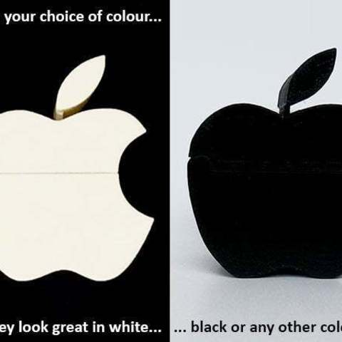 Download free STL file Apple Logo Flip-top Box • 3D printer template ...