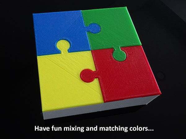 Free STL file Jigsaw Puzzle Containers 🧩・3D printing model to download ...