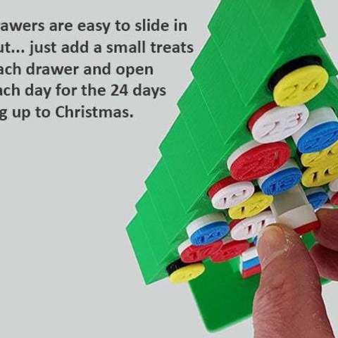 Download free 3D model Advent Calendar Christmas Tree ・ Cults