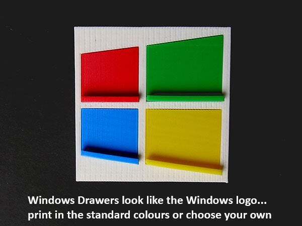 Free STL file Windows Drawers 🎂・3D print object to download・Cults