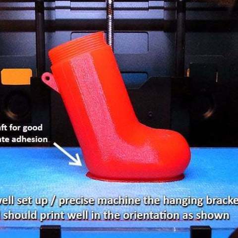 Download free 3D printing designs Christmas Stocking Container ・ Cults