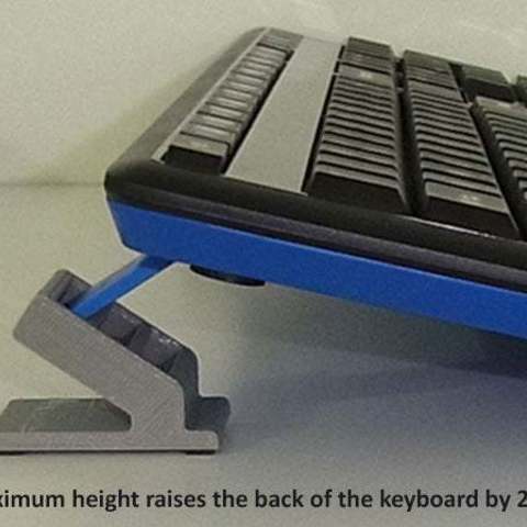 Download free STL file Keyboard Steps - Adjust the Angle of Computer ...