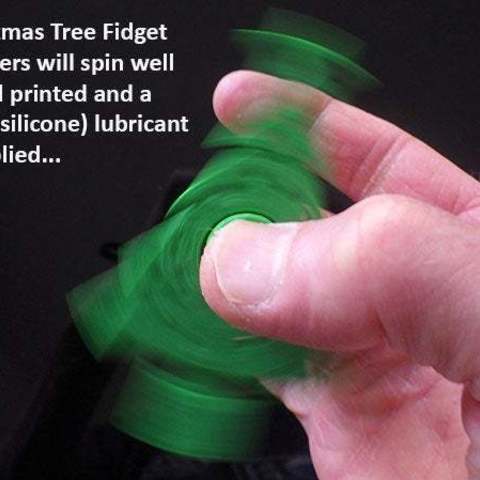 Download free 3D printing templates Christmas Tree Fidget Spinner ・ Cults