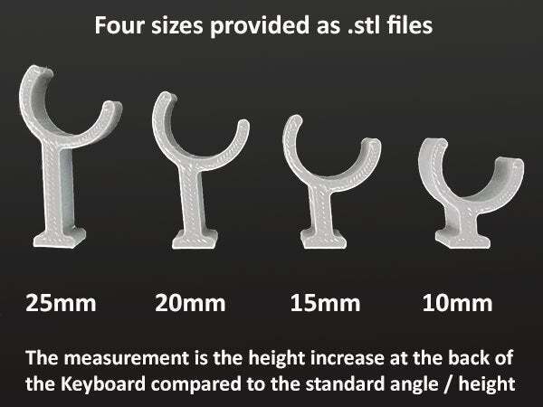 Free STL file Apple Keyboard Risers・3D printer model to download・Cults