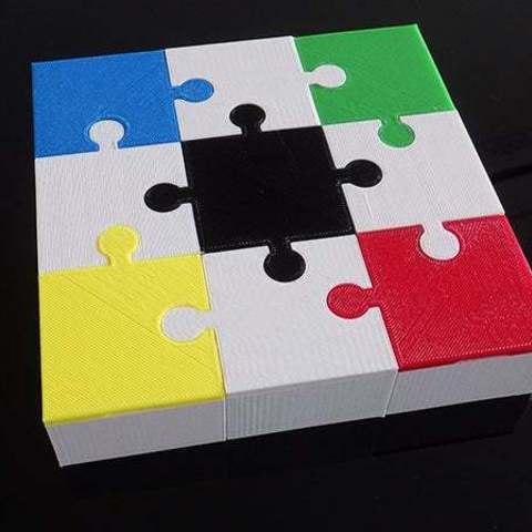 Free STL file Jigsaw Puzzle Containers ・ Cults