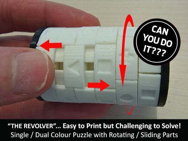 Free STL file The "Revolver" - One Colour Print version of this ...