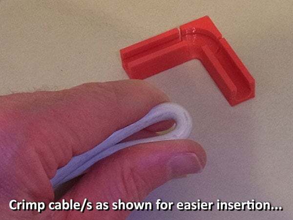 Free STL file Cable Corners... keep cables in corners! 🔌・Object to ...