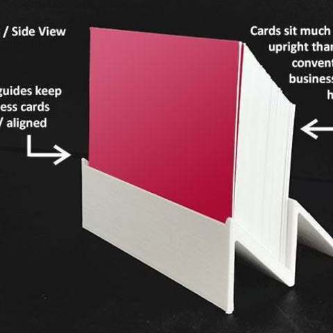 Download free STL file Bsiness Card Dispenser / Holder • 3D printing ...