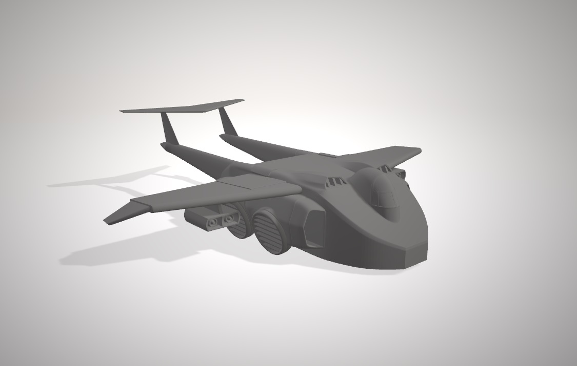 STL file Transportplane・Design to download and 3D print・Cults