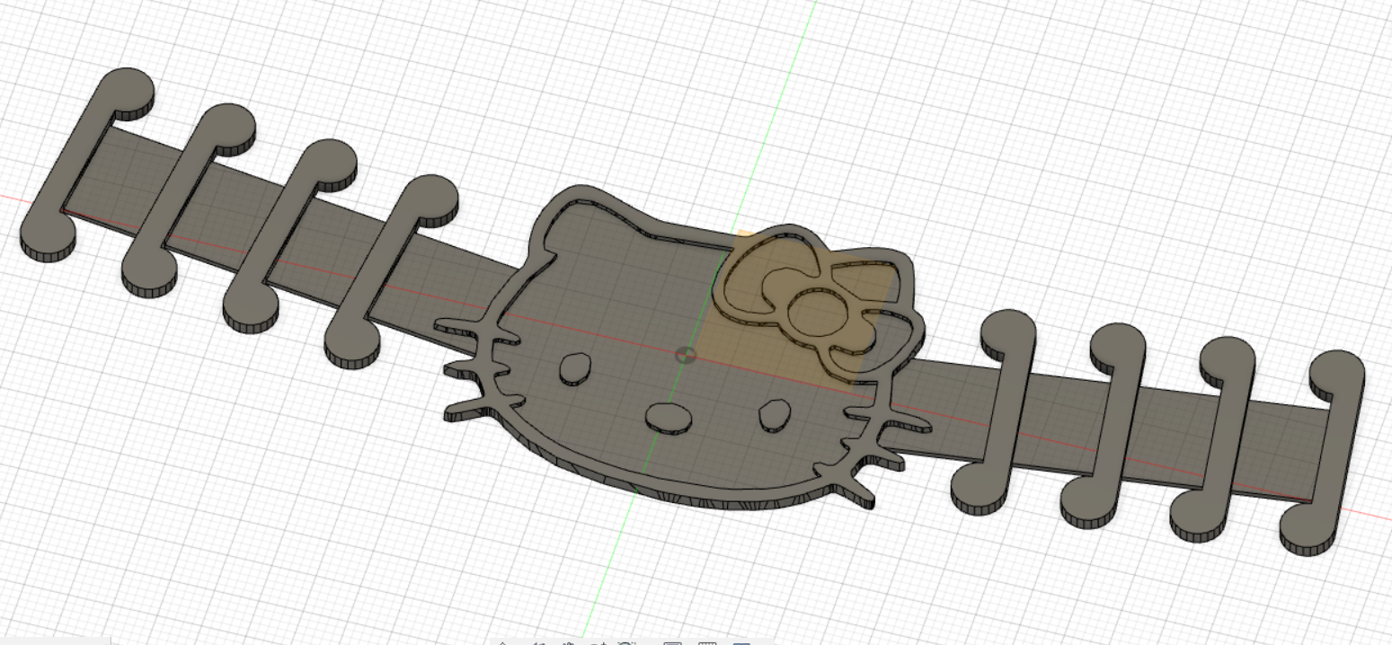 Free STL file Hello kitty mask strap 👋・3D printer model to download・Cults