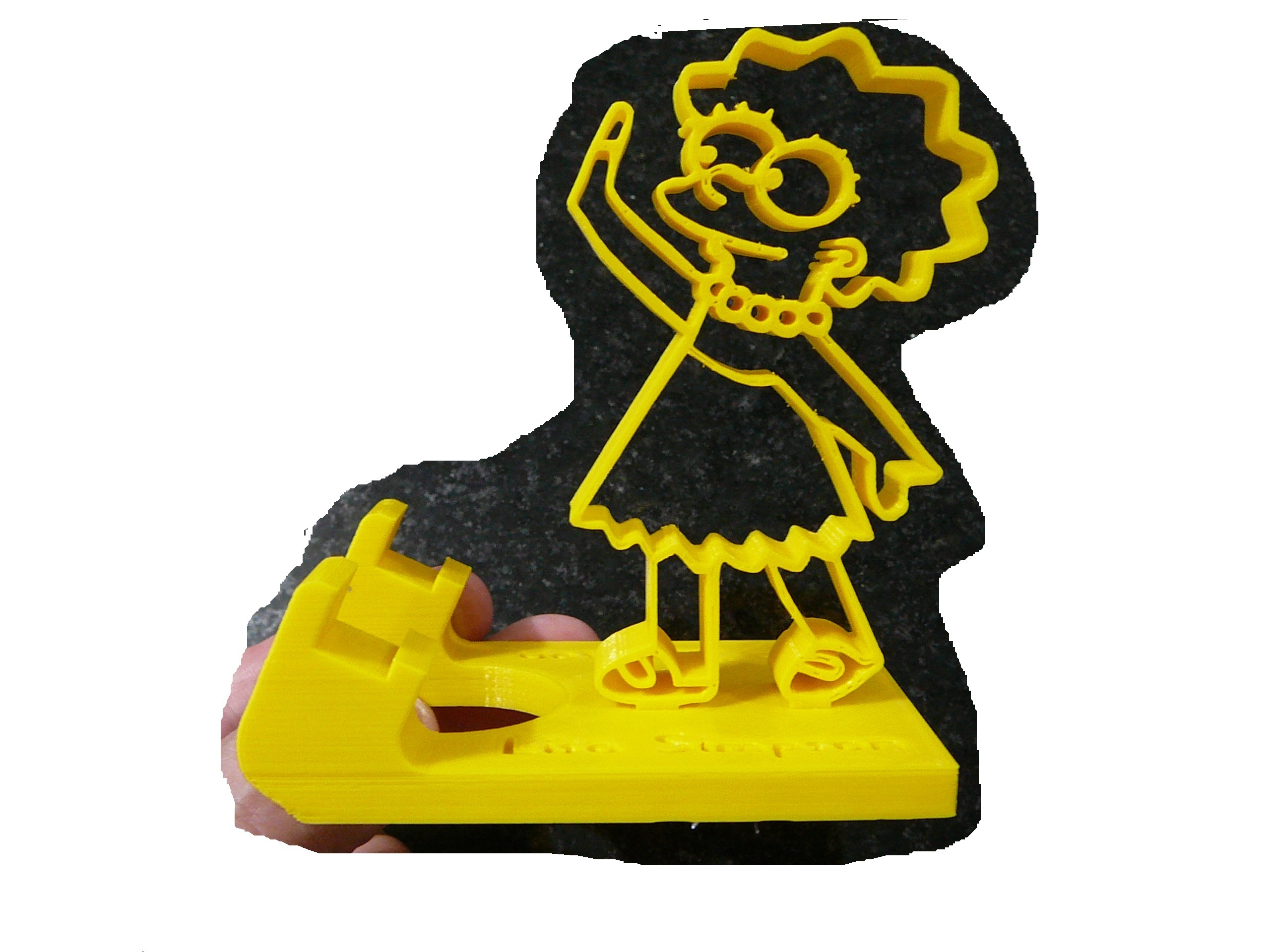 STL file CELL PHONE SUPPORT LISA SIMPSON・3D printer design to download ...