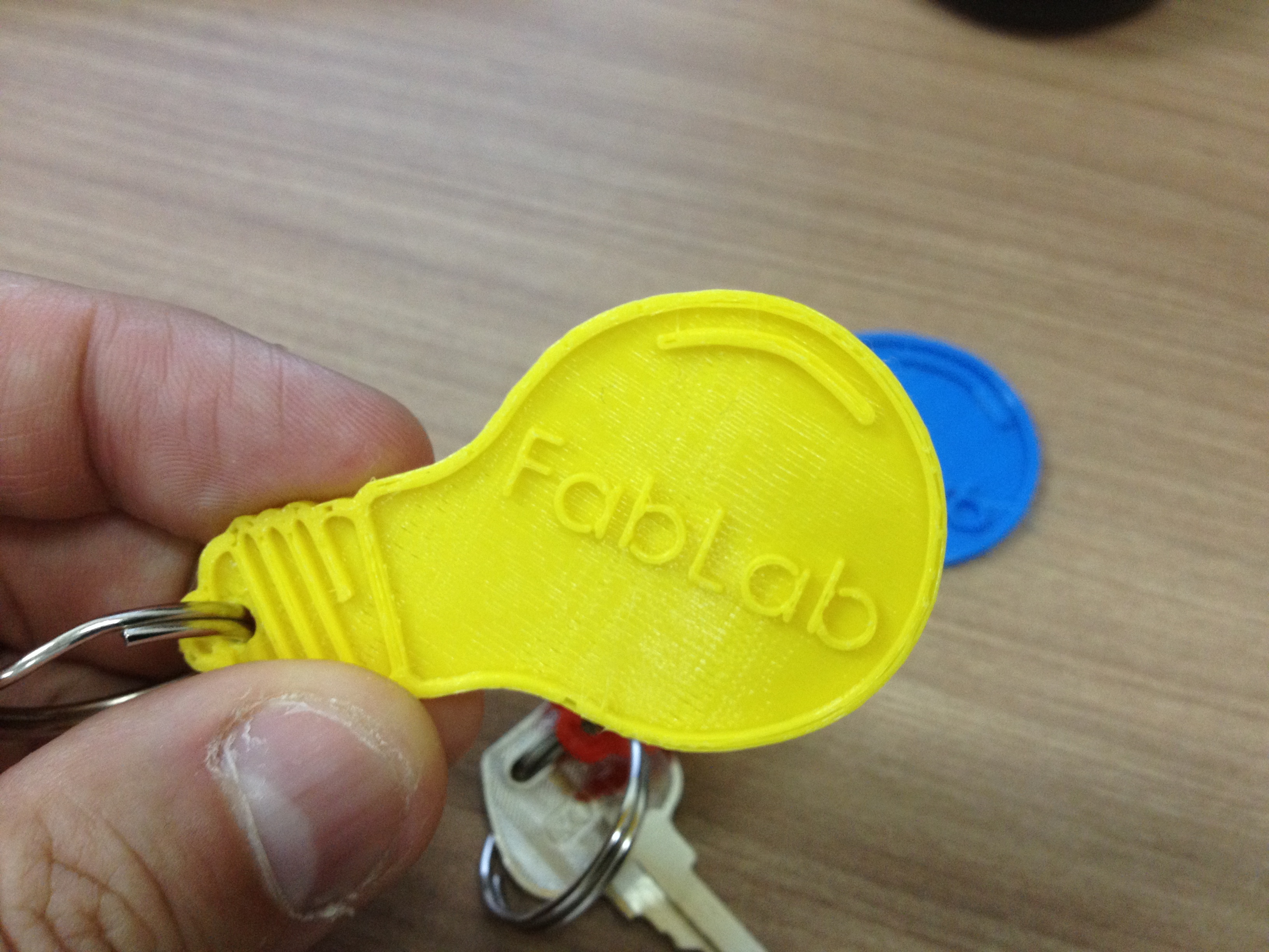 Free STL file Lamp FabLab locksmith keychain・3D printing template to ...