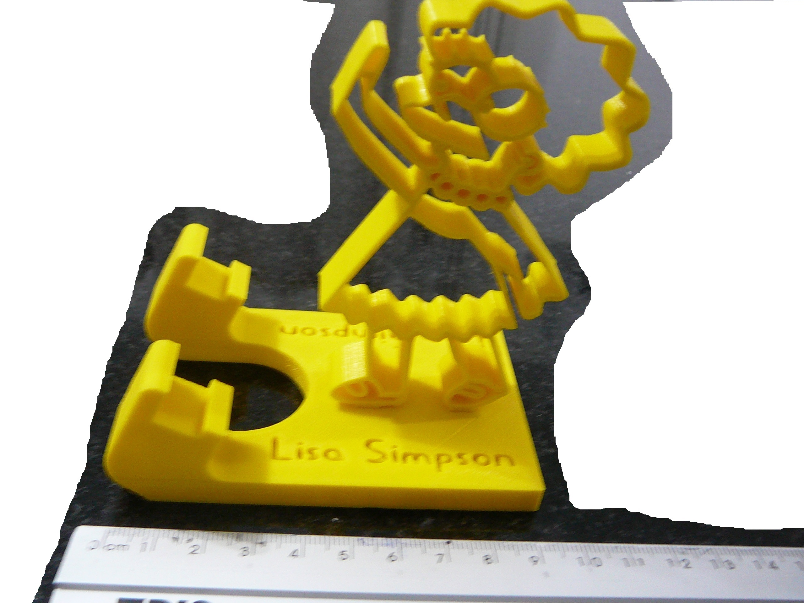 STL file CELL PHONE SUPPORT LISA SIMPSON・3D printer design to download ...