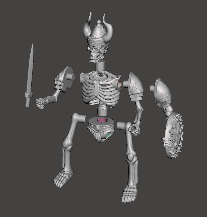 3D file MOTU Skeleton warrior・3D print model to download・Cults
