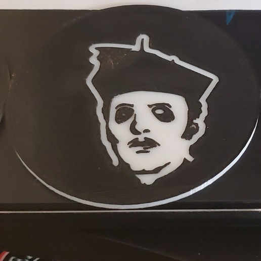Download STL file The band Ghost coasters with holder • 3D printer ...