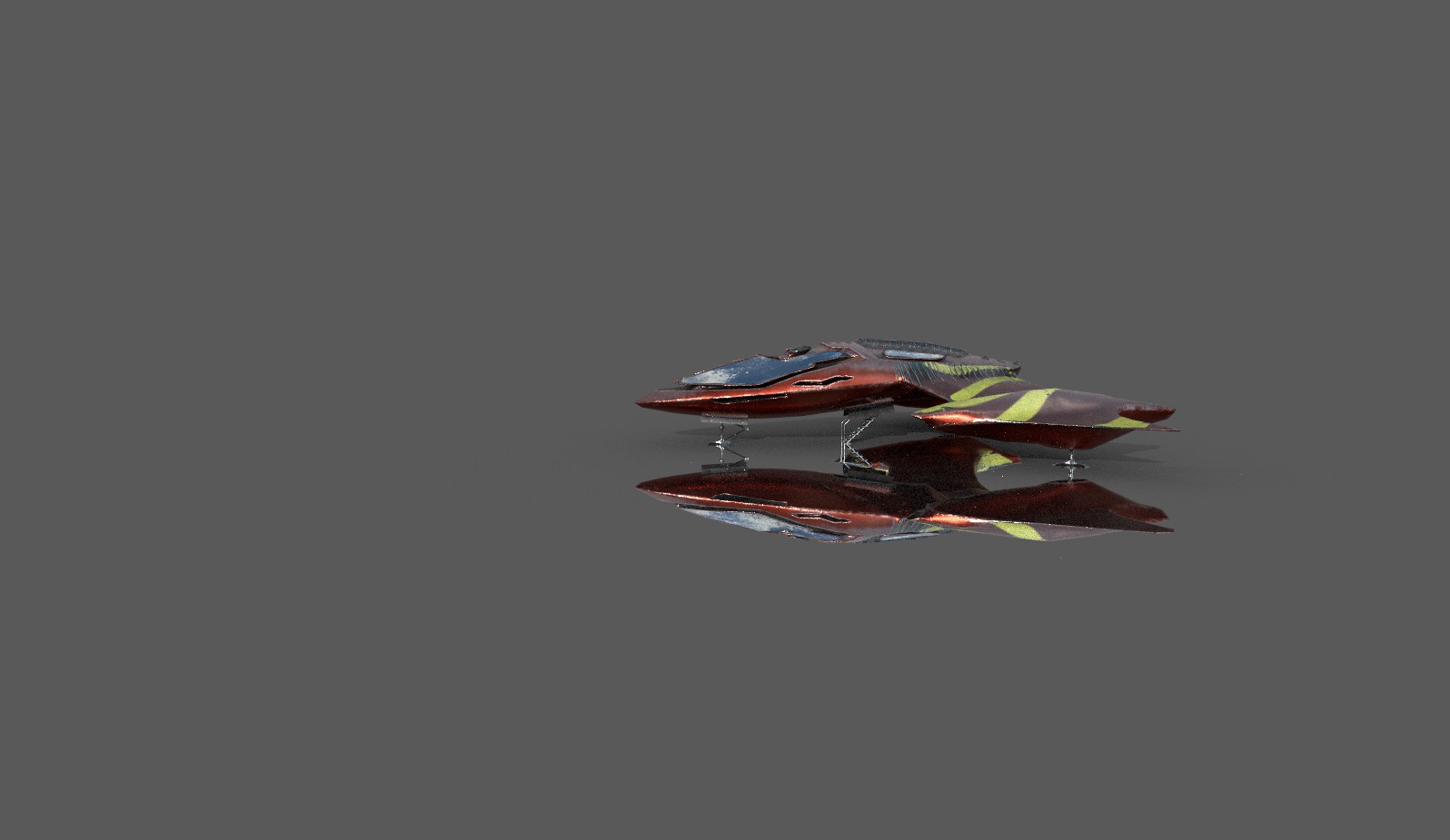 STL file spaceship・3D print model to download・Cults