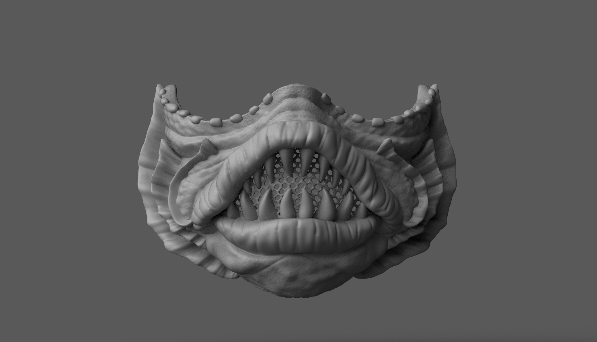 STL file Swamp Creature mask・3D printable design to download・Cults