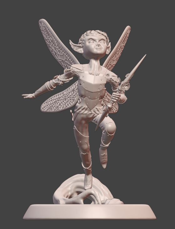 Free STL file Fairy Miniature・Design to download and 3D print・Cults