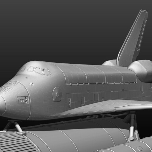 Download STL file Space Shuttle file STL for all 3D printer, two ...