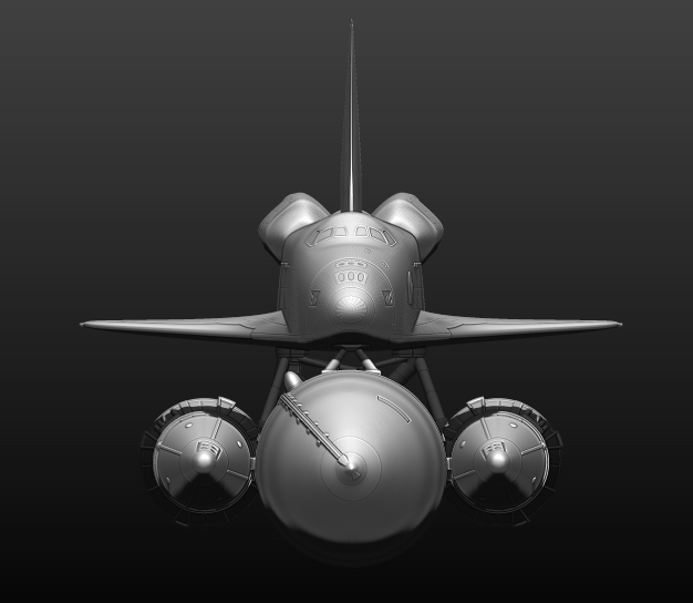 3D file Space Shuttle file STL for all 3D printer, two versions on ...