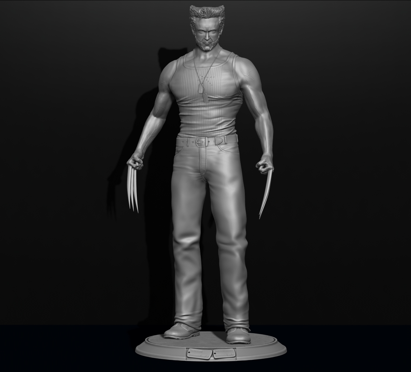 Archivo STL Wolverine Logan Por Hugh Jackman Marvel Comics Modelo de ...