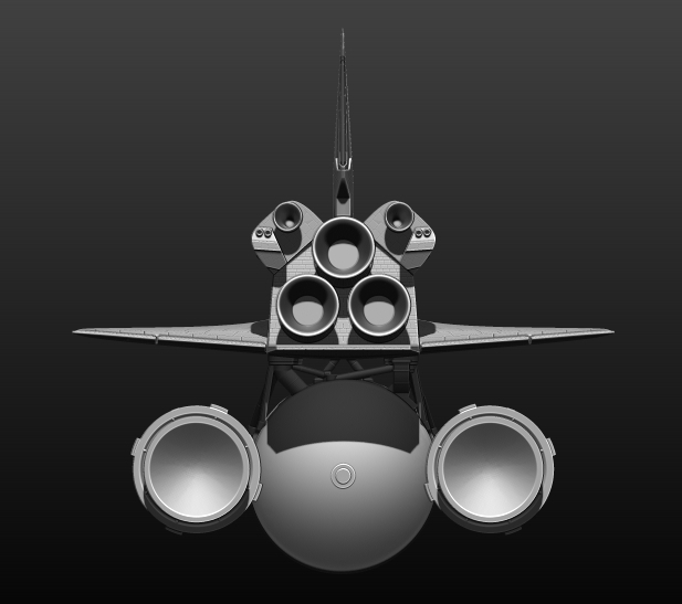 3D file Space Shuttle file STL for all 3D printer, two versions on ...