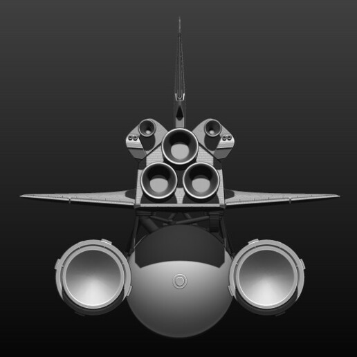 Download STL file Space Shuttle file STL for all 3D printer, two ...