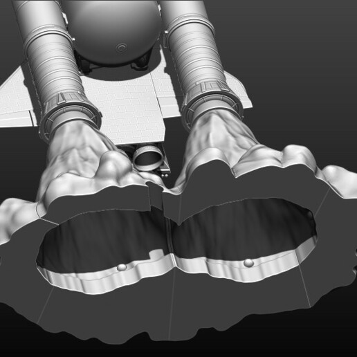Download STL file Space Shuttle file STL for all 3D printer, two ...
