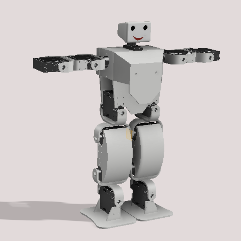 Download 3D print files MINI HUMANOID ・ Cults