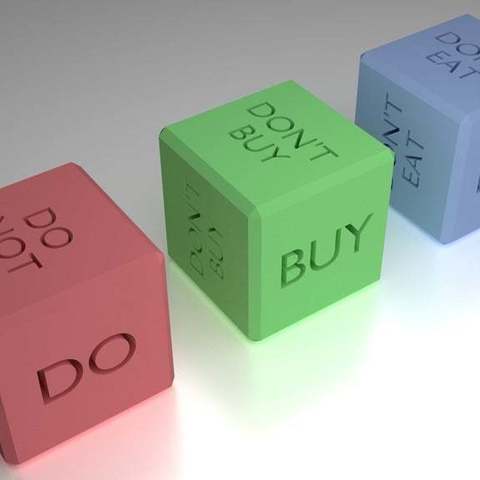 Download free STL file Dice of the Decisions • 3D printing template ・ Cults