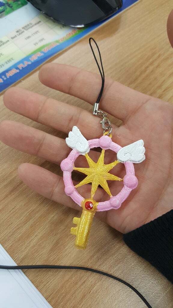 Free STL file Cardcaptor Sakura Clear Card Magic Key・3D printable model ...