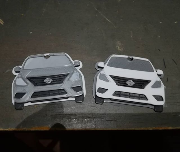 STL file Nissan VERSA key ring・3D print design to download・Cults