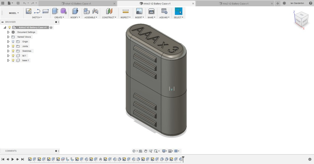 Free 3D file AA & AAA Battery Storage Case・3D printable design to ...
