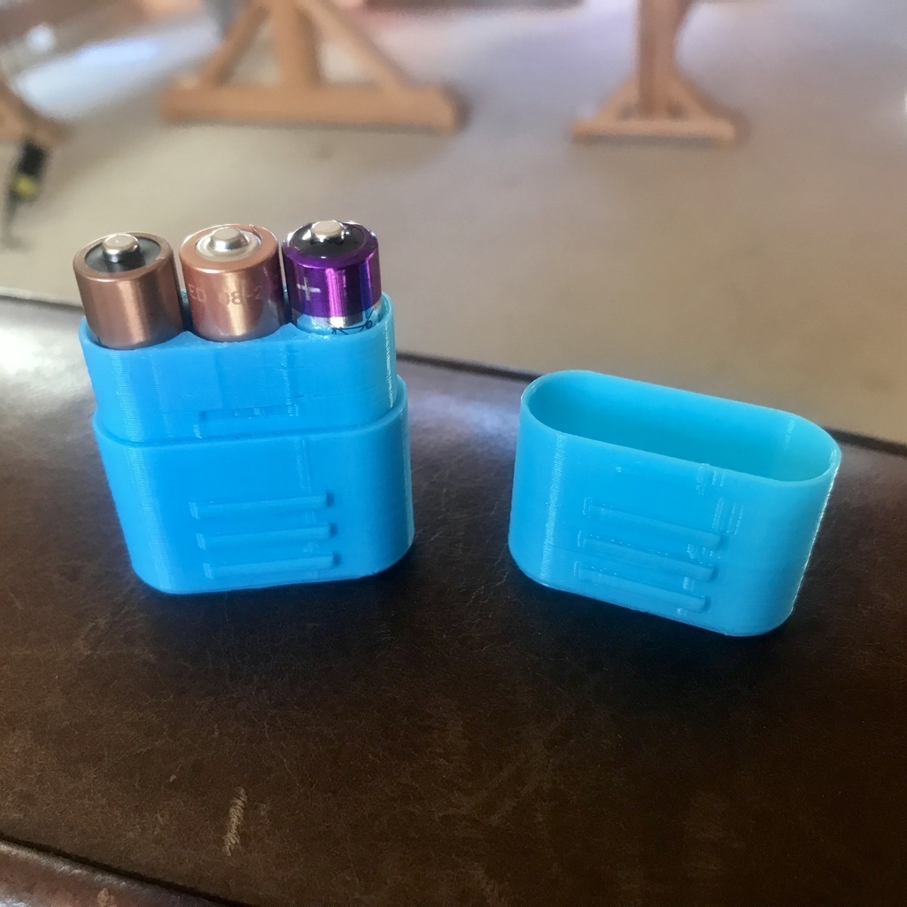 Free 3D file AA & AAA Battery Storage Case・3D printable design to ...