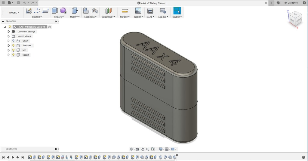 Free 3D file AA & AAA Battery Storage Case・3D printable design to ...