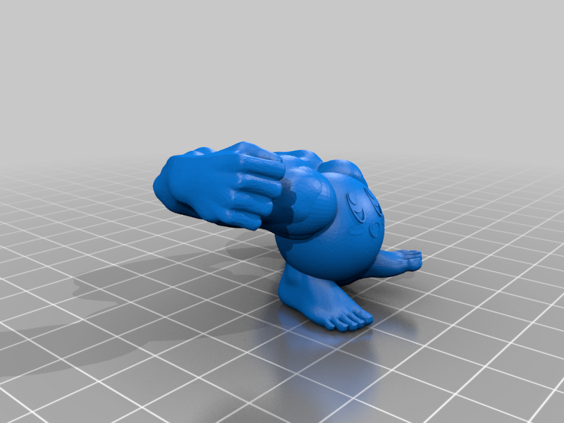 Free STL file Buff Arms Punching Kirby・3D print object to download・Cults