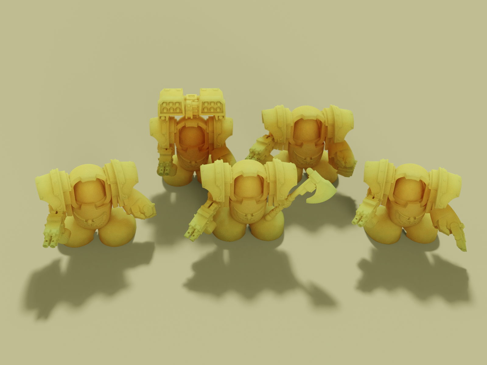 Free STL file Short and Stumpy Ultrasmurf Terminators 🎲・3D printable ...