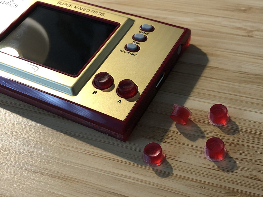 Free 3D file Game and Watch NES Style Buttons ⌚・3D printing design to ...