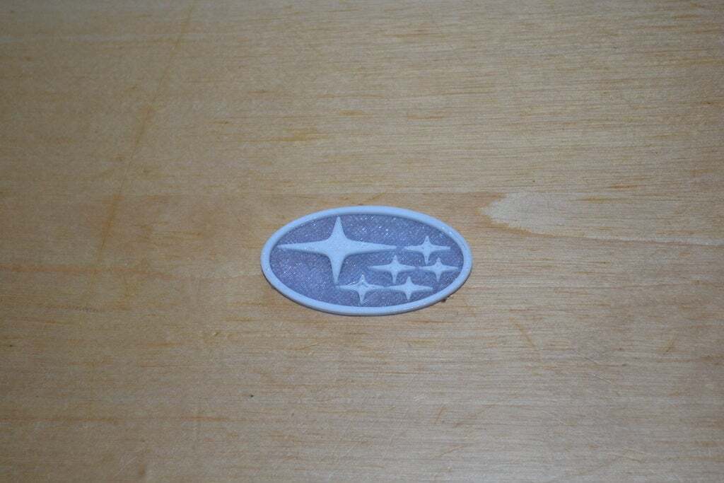 Free STL file Subaru logo 🚩・3D printer model to download・Cults