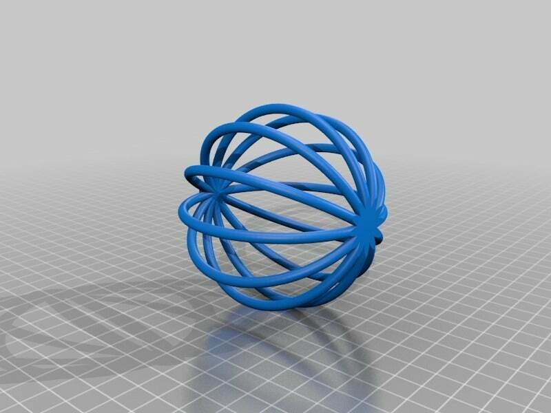 Free STL file 12 spoke Globe 🏠・3D printing design to download・Cults