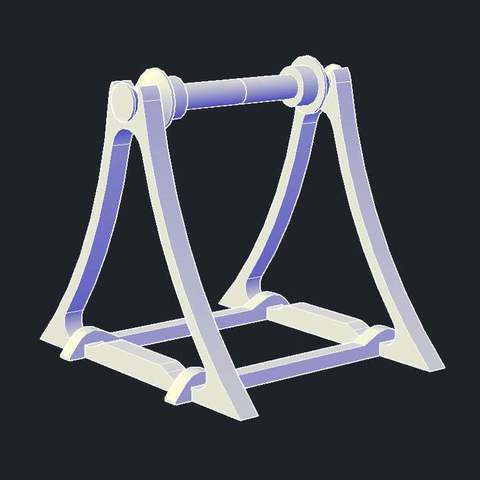 Download free 3D printer designs Smart and simple filament Spool Holder ...