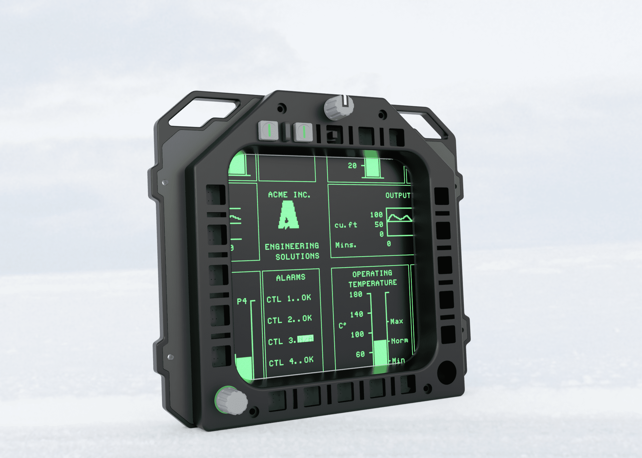 Free STL file F-18 DDI MFD AMPCD 🎲・3D printer design to download・Cults