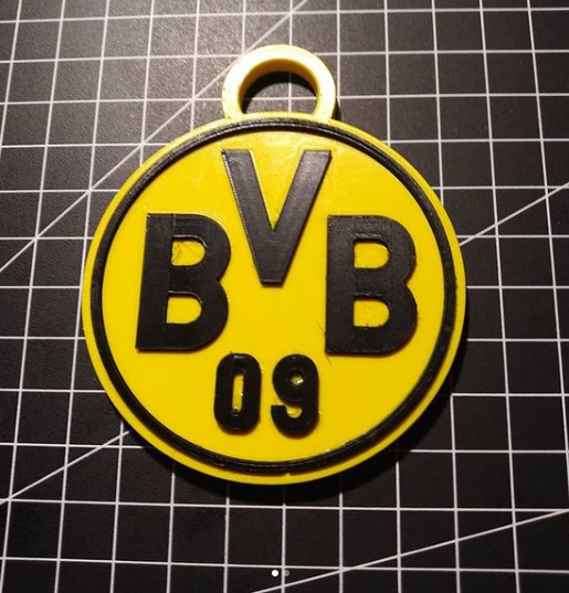 STL-Datei BVB ornament, fan deko kostenlos・3D-druckbares Modell zum ...