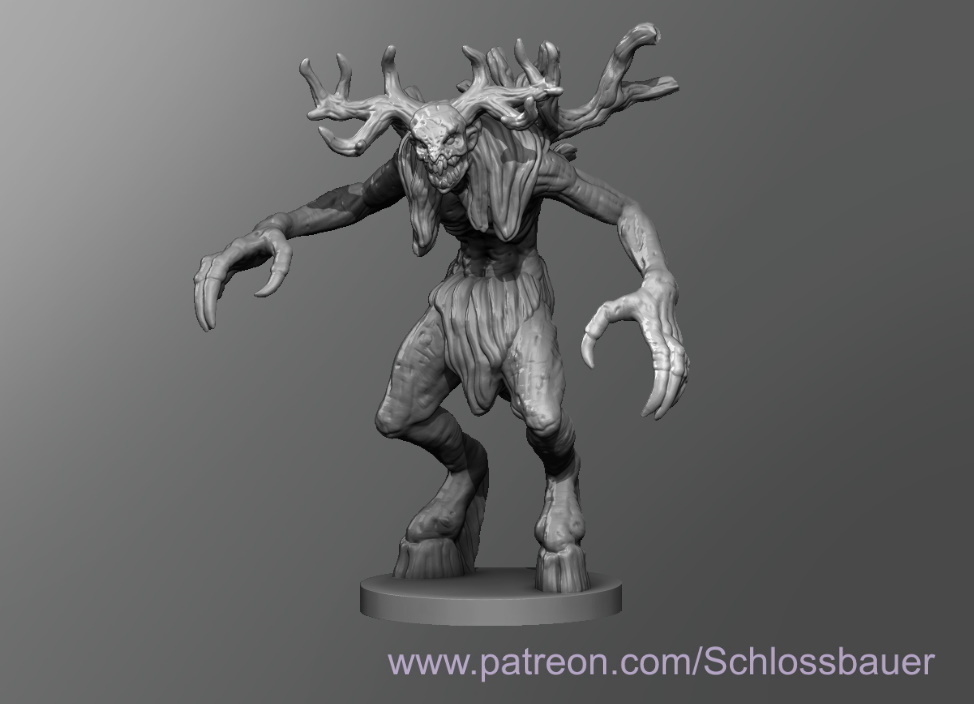 Free STL file Wendigo 🎲・3D printer design to download・Cults
