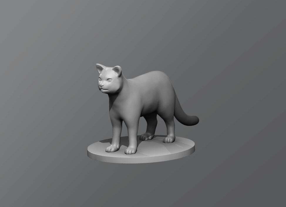 Free STL file Cat 🐱・3D print model to download・Cults