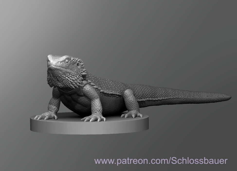 Free 3D file Bearded Dragon 🐉・3D printable model to download・Cults
