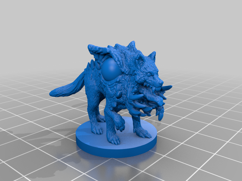 Free STL file Mutated Wolf・3D printing template to download・Cults