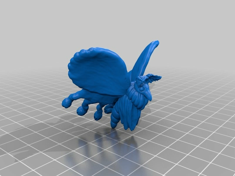 Бесплатный STL файл Plague Moth・Шаблон для загрузки и 3D-печати・Cults